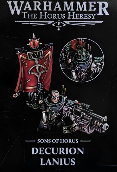Warhammer 30k Миниатюры / Sons of Horus / Decurion Lanius (смола, литье ...