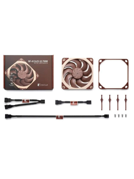 NOCTUA NF-A12 25 G2 PWM охлаждения вентилятор 1800rpm/22.5 dBA/3.14 ...