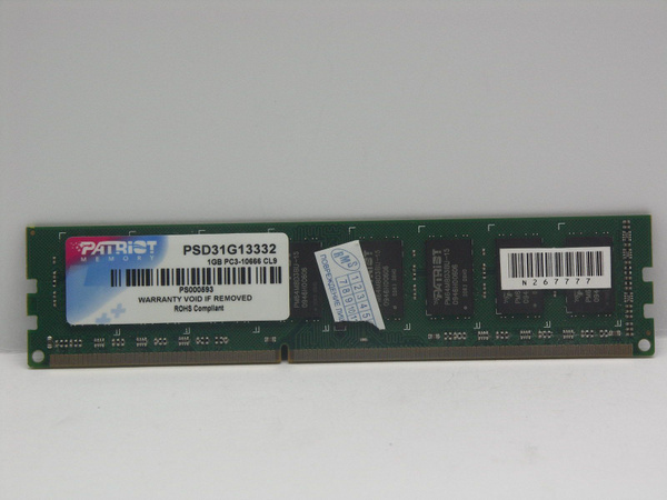 Модуль оперативной памяти DDR3 PC8500 1066 MHz CL 7 (PC-8500) купить c ...