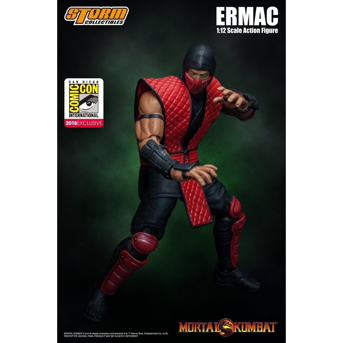 STORM COLLECTIBLES Mortal Kombat 1 12 Scale Action Figure ERMAC 18cm Storm OZON 1692228348