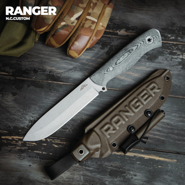 Нож туристический Ranger AUS-10 Micarta c ножнами из кайдекса - купить ...