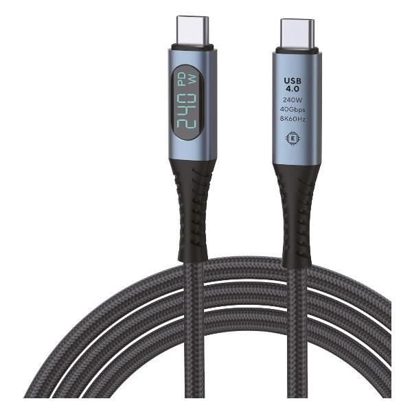 Кабель USB Type-C TFN TFN-C-USB4-CC1.5GR - купить по низкой цене в ...