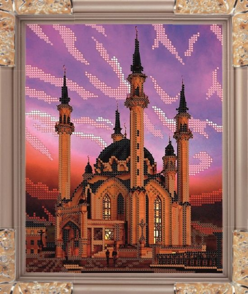 Набор для вышивания Светлица Мечеть Куф аль Шариф бисер 19 1х24 см Чехия купить с