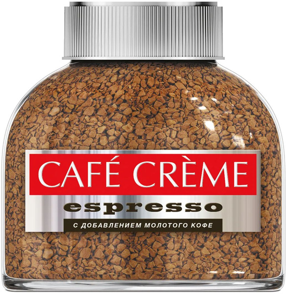 Кофе CAFE CREME Еspresso с/б 100г, (суб+мол) - купить с доставкой по ...