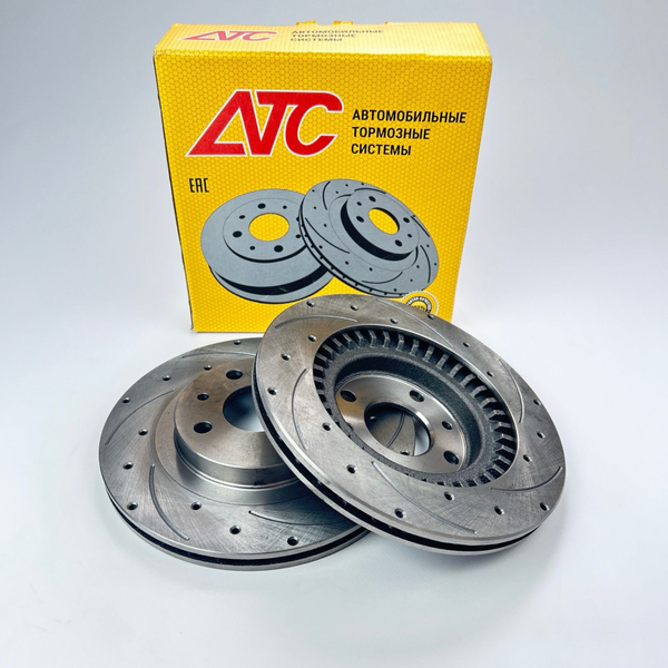 Комплект тормозных дисков R 14 ATC-SPORT c перфорацией, насечками ...