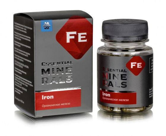 Органическое железо Essential Minerals,60 капсул - купить с доставкой ...
