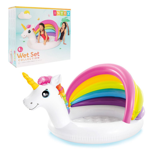 Бассейн надувной Единорог (127x102x69 см) 1-3 лет Intex 57113 купить на ...