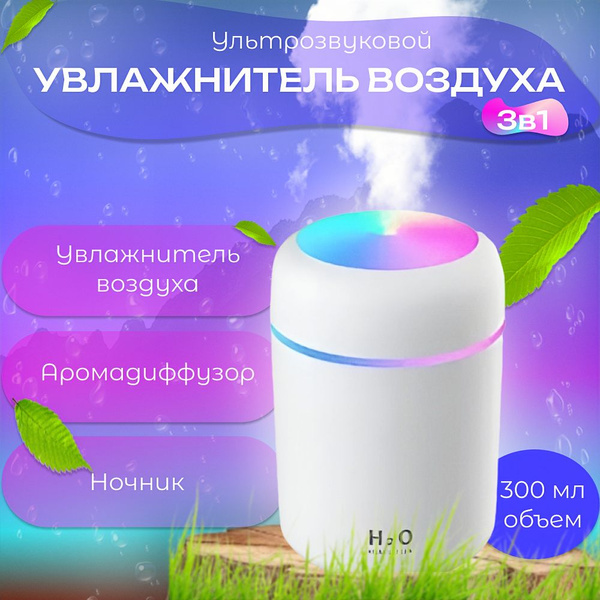 Увлажнитель воздуха для дома, аромадиффузор, ультразвуковой, мини, с ...