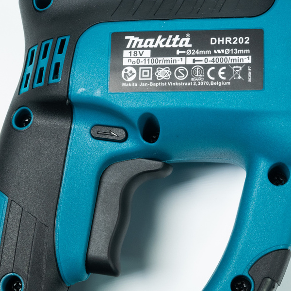 Перфоратор Макита DHR202: Бесщеточный, SDS Plus, 18V 5.0AH, 24мм ...