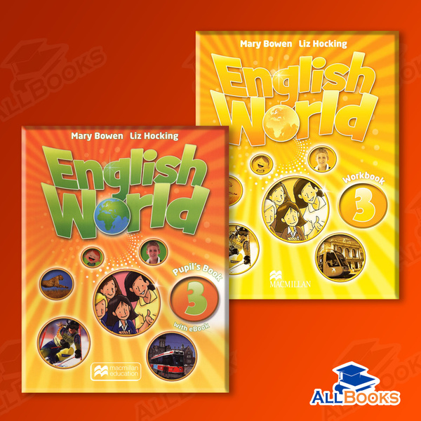 English World 3 комплект : Учебник + рабочая тетрадь + диск - купить с ...