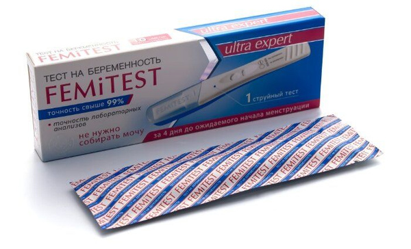 ТЕСТ на Беременность FEMITEST Ultra Expert 1 - купить с доставкой по ...