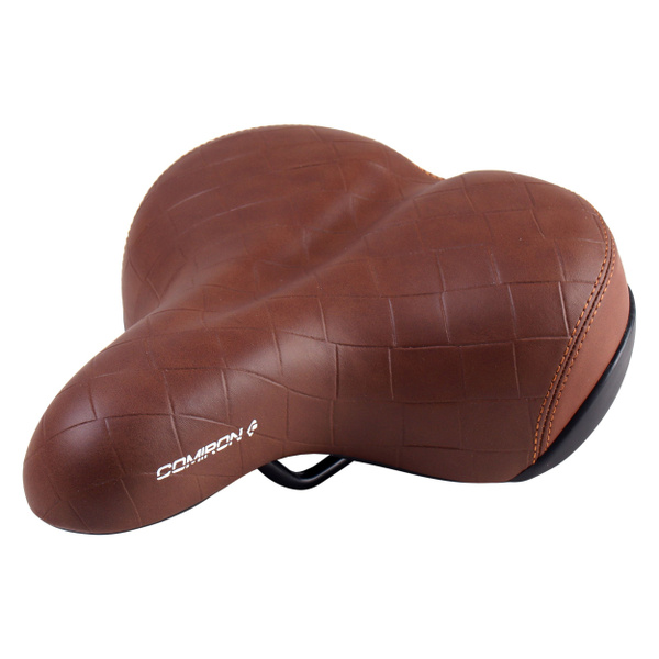Седло велосипедное суперкомфортное COMIRON BILBAO C055 250х210. Цвет ...