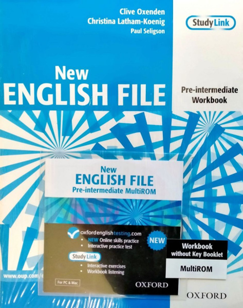 New English File Pre-intermediate Workbook (without key) with MultiROM ...