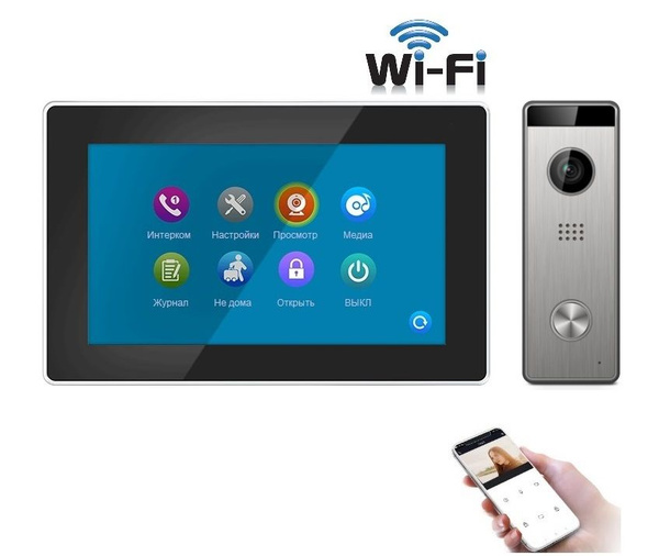 Видеодомофон AltCam ВидеодомофонSmartLife, 1024x600 купить по низким ...