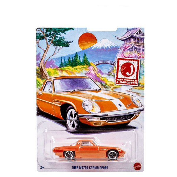 Машинка Mattel 1/64 1968 MAZOA COSMO SPORT japanese cherry Model Toy ...