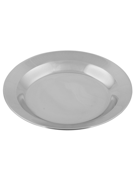 Тарелка, Нержавеющая сталь, диаметр 22 см - купить по низким цене в ...