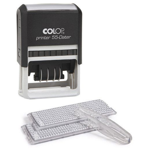 COLOP Printer 55 dater-Set Датер автоматический самонаборный 6 строк, 2 ...