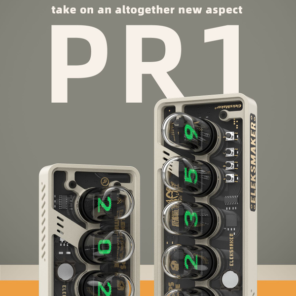 Часы EleksMaker IPS PR1 PR2 RGB Nixie IV18 с функцией Wi - Fi и ...