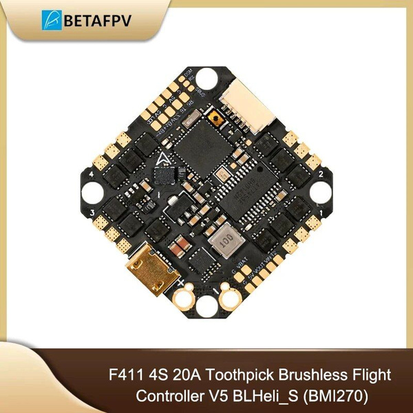 Характеристики BETAFPV F411 4S 20A Бесщеточный контроллер полета с ...
