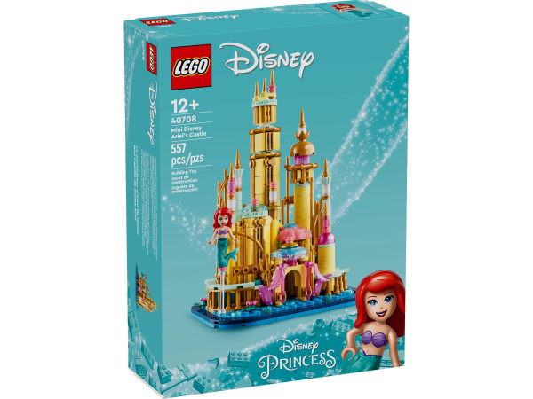 Конструктор LEGO Disney Мини-диснеевский замок Ариэль, 2645 деталей, 12 ...