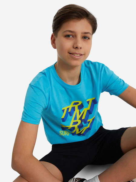 Футболка Termit, размер 164, 158, цвет голубой, 100% Хлопок - купить по выгодной цене в интернет ...