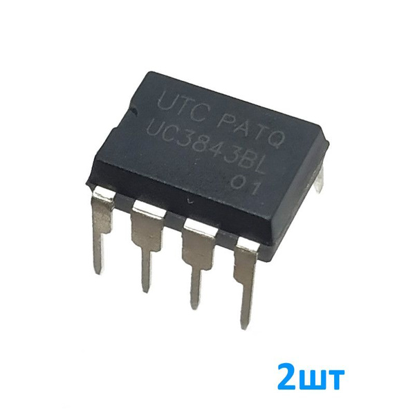 UC3843BN, Микросхема, Токовый ШИМ-контроллер для AC-DC источников ...