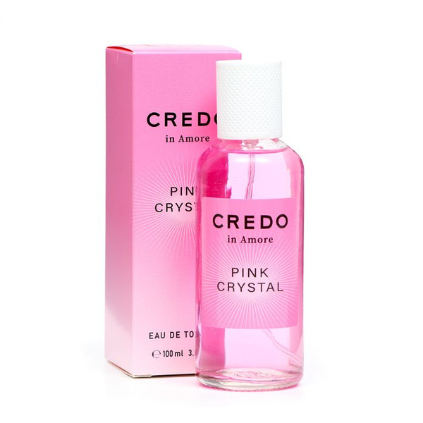 Today Parfum женская Credo in Amore Pink Crystal, 100 мл Туалетная вода ...