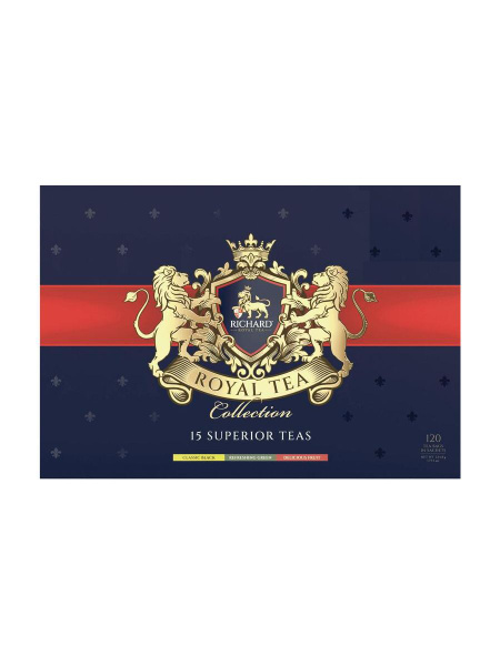 Чай Richard Royal Tea Collection ассорти в сашетах 2 г х 120 шт, 1 упак ...
