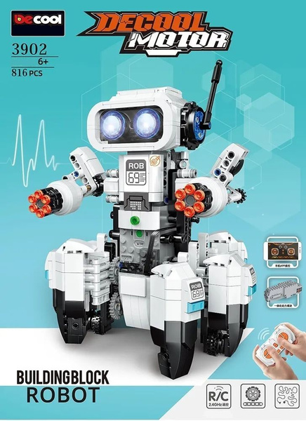 Конструктор Decool Motor Control "Робот на дистанционном управлении" 816 деталей - купить с ...