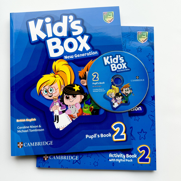 Kid's Box New Generation 2: Pupil's Book (учебник) + Activity Book (рабочая тетрадь) + Диск ...