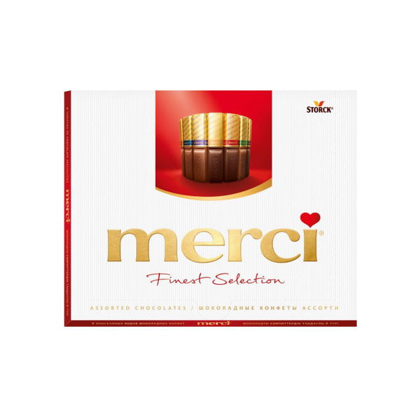 MERCI 250 г. - 2 шт. Ассорти Шоколадные конфеты купить на OZON по ...