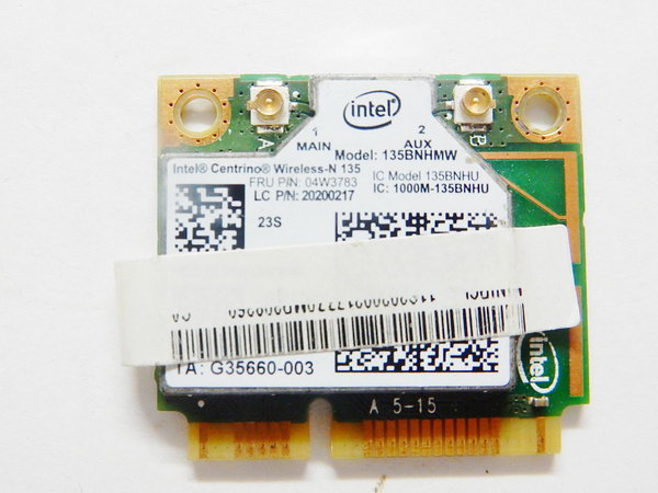 Wi-Fi + Bluetooth модуль Intel Centrino Wireless - N135 135BNHMW ...
