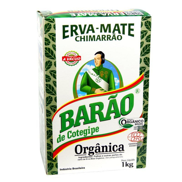 Мате чай Barao De Cotegipe Organica, 1000 гр. (Бразильский органический ...