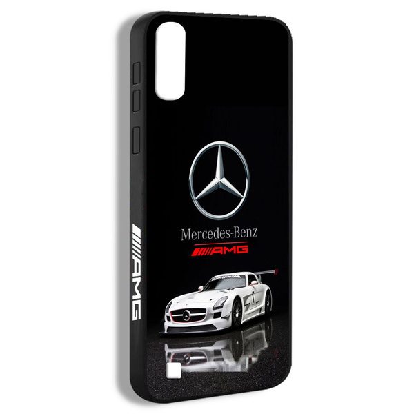 чехол для Самсунг Samsung Galaxy A10 Mercedes Benz машина Мерседес Бенц ...