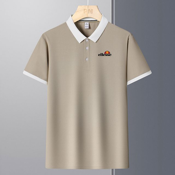 Поло Ellesse, размер 50, цвет светло-коричневый, 65% хлопка; 35% Ионное ...