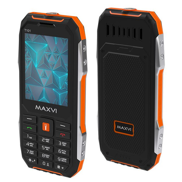 Мобильный телефон Maxvi T101 Orange оранжевый купить по выгодной