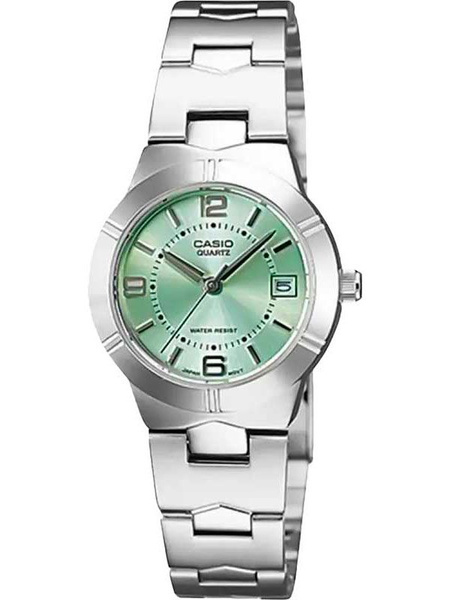 Женские кварцевые наручные часы Casio Ltp 1241d 3a с металлическим