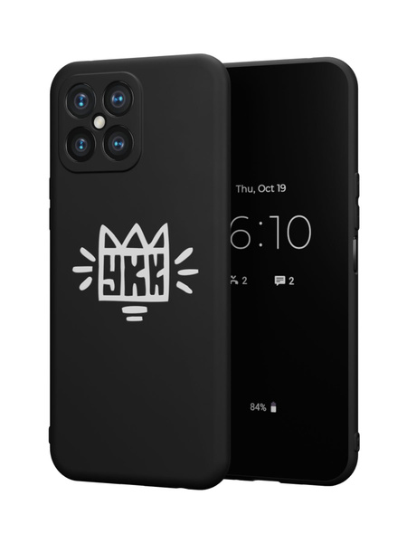 Силиконовый чехол Mcover для Honor X8 (Хонор Х8), Слово пацана, УКК ...