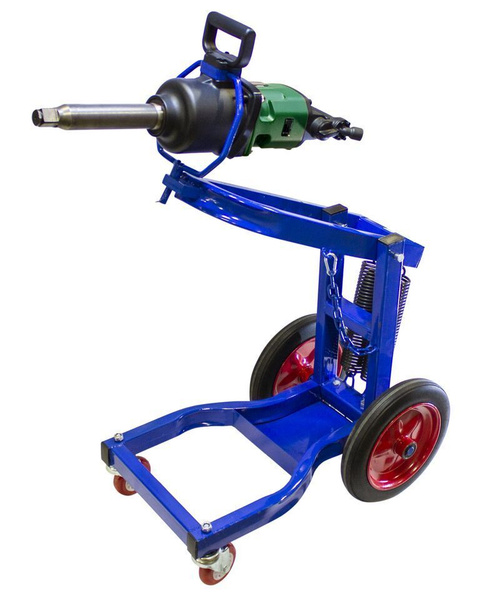 Тележка-держатель для ударного гайковерта на 4-х колесах (max нагрузка 50кг) RockForce##Rock ...