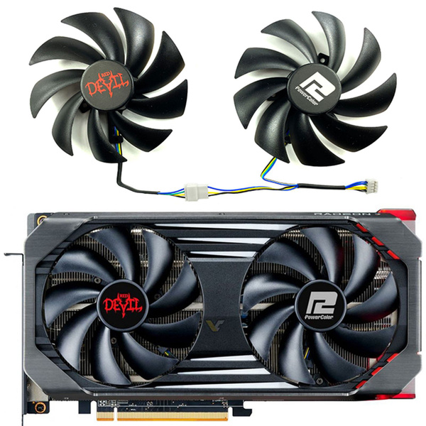 Вентиляторы охлаждения видеокарты для POWERCOLOR RX6600/RX6600XT ...