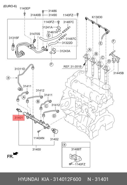 Датчик давления топливной системы не содержит радиоактивный источник и ...