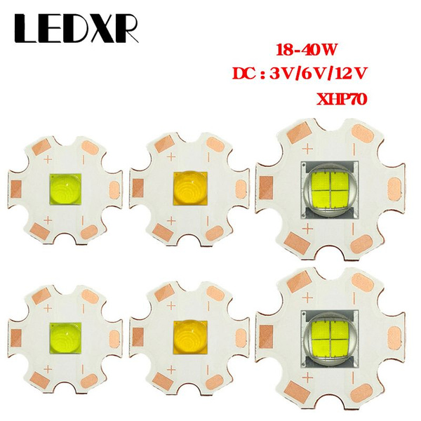 Светильник-переноска LEDXR XHP70-18W-12V白光-焊20mm铜基板 - купить по ...