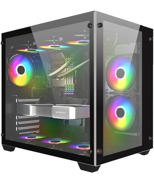 Корпус 1stPlayer MEGAVIEW MV7 Black MV7-BK - купить с доставкой по ...