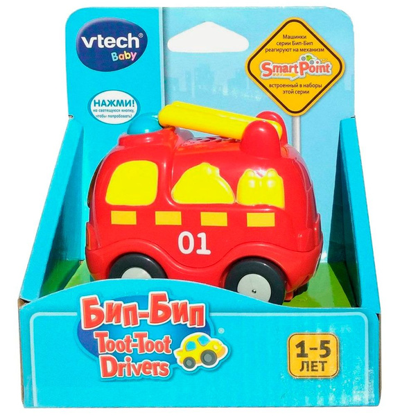 VTECH Пожарная машина Бип-Бип Toot-Toot Drivers (свет, звук) - купить с ...