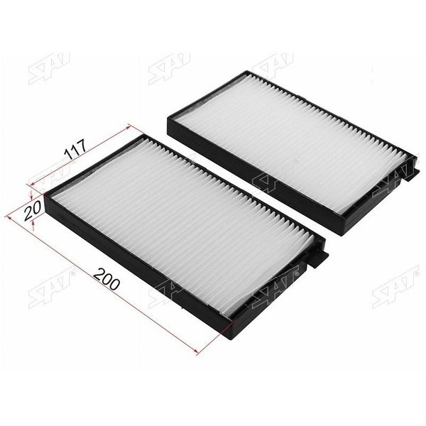 Фильтр салонный SAT ST-97617-4H000 - купить по выгодным ценам в ...