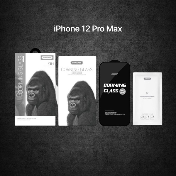 Защитное стекло Supglass Corning glass 9H для iPhone 12 Pro Max ...