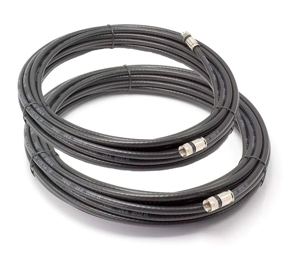 Кабельная сборка 2 шт х 10 метров F Male F Male 75 ОМ для подключения антенн 3g 4g Lte