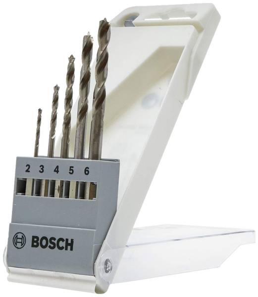Набор спиральных сверл по дереву Bosch 2608595525, 5 шт - купить по ...