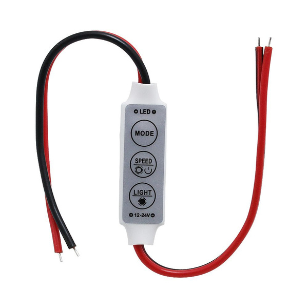 Контроллер управления светом для одноцветной светодиодной ленты 12V 24V ...