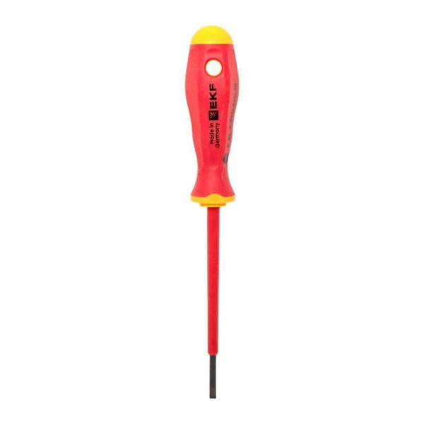 Отвертка Professional SL2.5х0.4мм VDE 1000В EKF sl-2.5-0.4-pro-in ...